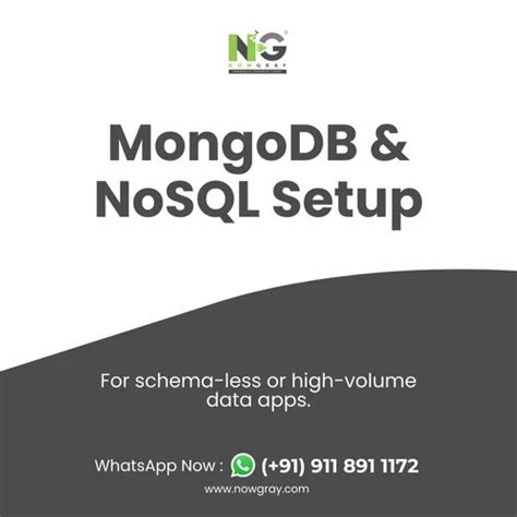 Mongodb And Nosql Setup At ₹ 5000month In Lucknow Id 2856570585297