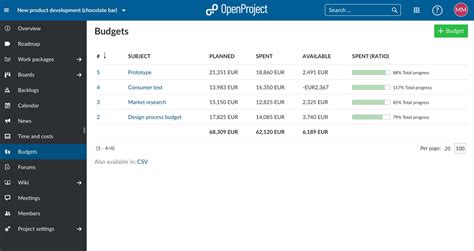 Control And Optimize Your Project Budget With OpenProject