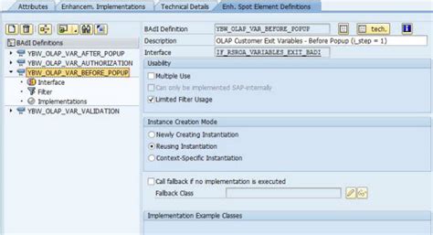 Implementing Framework For Customer Exit Olap Vari Sap Community