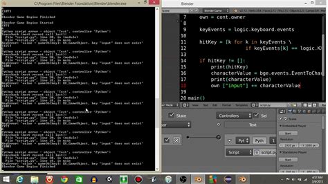 Bge Getting And Typing Input From All Keys Python Youtube