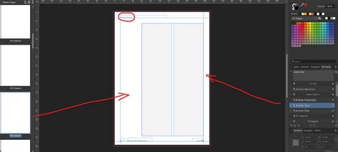 Text Styles Issue In Master Pages Desktop Questions Macos And Windows Affinity Forum