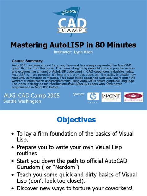 Acdmac 2013 Autolisp Developers Guide Pdf Computer Programming