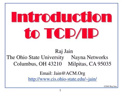 Ppt Introduction To Tcp Ip Powerpoint Presentation Free Download Id
