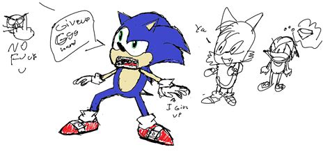 Bad Sonic Art By Eythanrod On Newgrounds