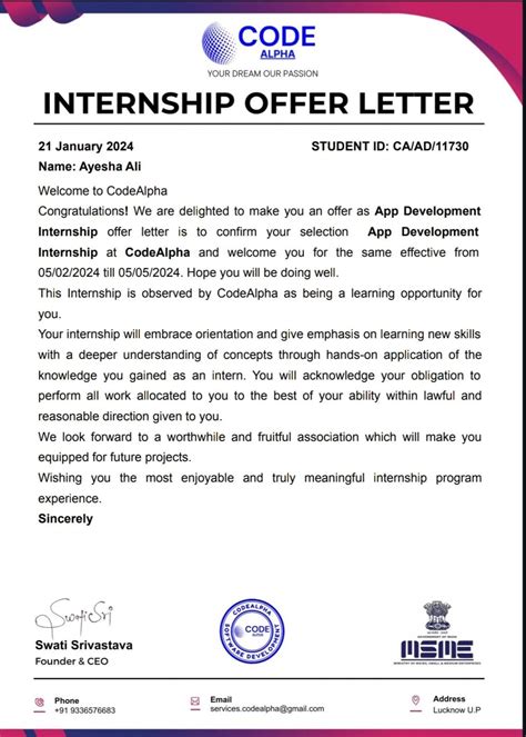 Ayesha Ali On Linkedin Remoteinternship Appdevelopment Codealpha Flutterdevelopment 12