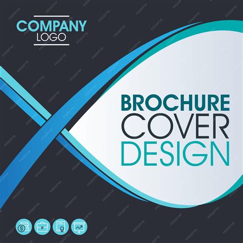 Premium Vector Brochure Cover Design Abstract Background