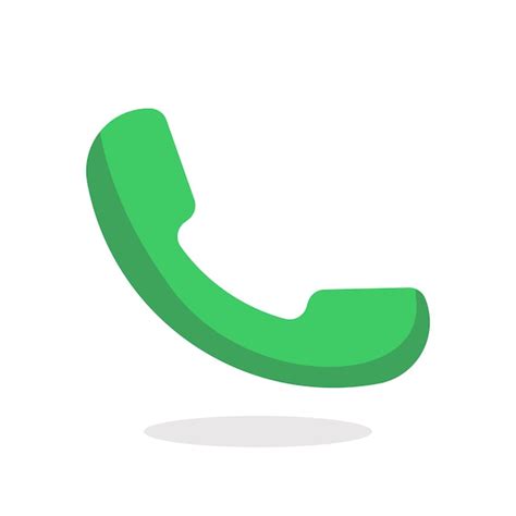 Premium Vector Green Call Icon