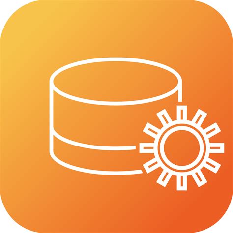 Beautiful Database Management Vector Line Icon 17209807 Vector Art At