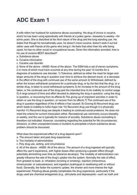 ADC Exam Through IC RC 2024 2025 QUESTIONS WITH COMPLETE SOLUTIONS A SCORE ASSURED ALL BUNDLED