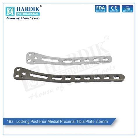 Locking Posterior Medial Proximal Tibia Plate 3 5mm At Best Price In