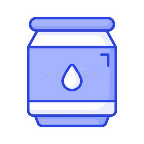 Grab This Amazing Icon Of Glue Jar Vector Of Sticky Stationery Item In