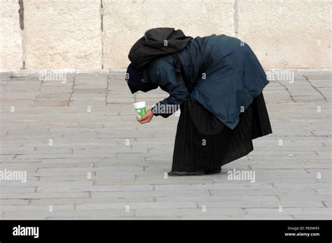 Frail Old Lady Hunched Over