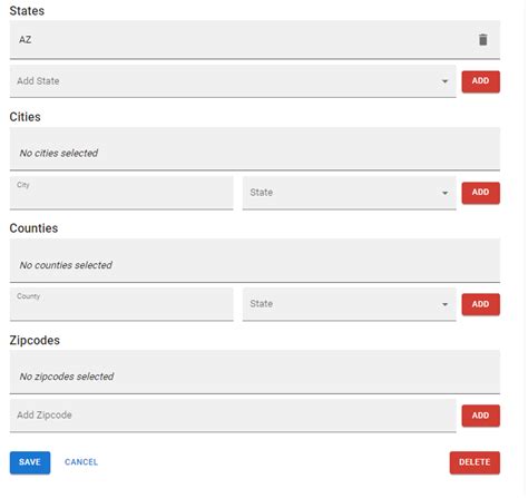 Gateway Adding Zip Codes To Products Ventures