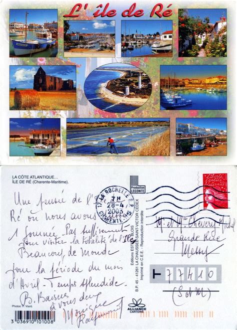 La Côte Atlantique Île De Ré Charente Maritime 2003 Charente