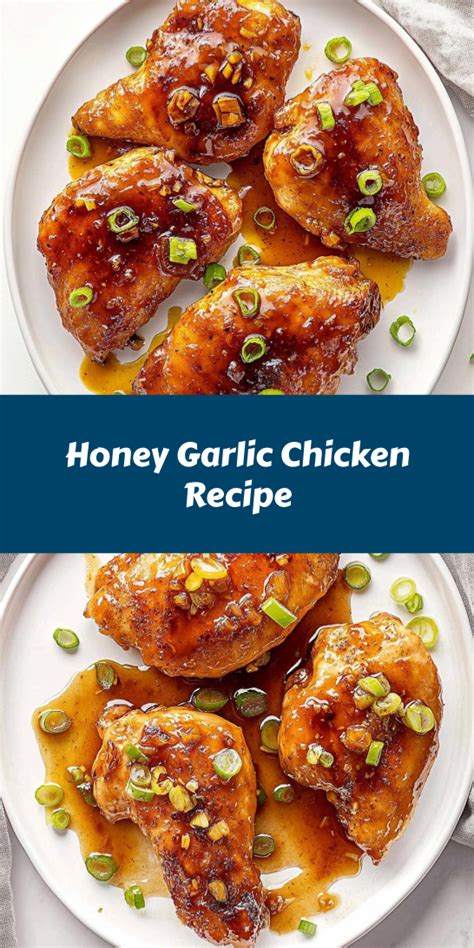 Honey Garlic Chicken Recipe