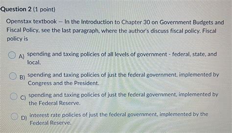 Solved Question 2 1 ﻿pointopenstax Textbook ﻿in The