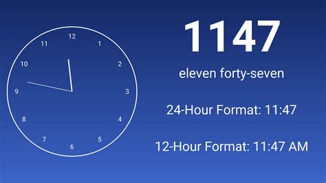 1147 Military Time Military Time Converter