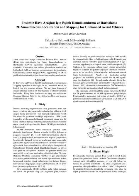 Pdf 2d Simultaneous Localization And Mapping For Unmanned Aerial Vehicles