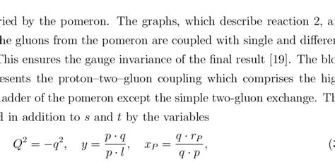 Feynman Graphs For The Diffractive Vector Meson Production Download