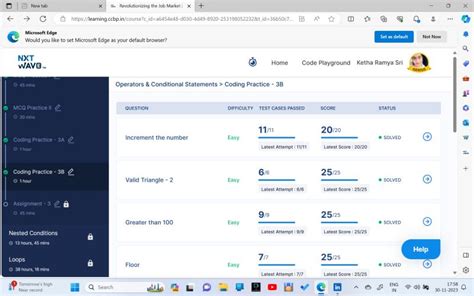 Ketha Ramyasri On Linkedin Coding Practice Python Nxtwave Rahulattulurisir Thanks