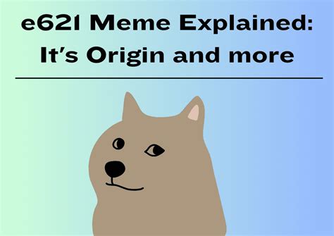 E621 Meme Explained Its Origin And More Pop Creep