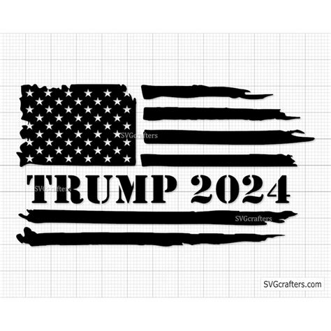Trump 2024 Svg Trump Svg Png Trump Flag Png July 4th Svg Inspire