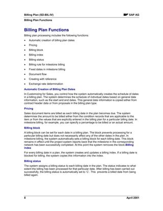 Sd Billing Plan PDF