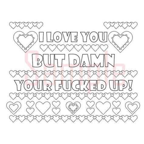 Printable Relationship Dirty Coloring Pages