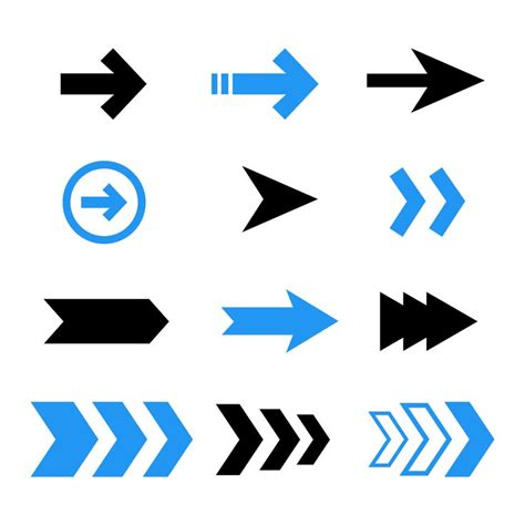Directional Arrow Icon Set