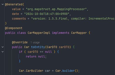 Spring Mapstruct 사용법