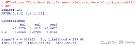 使用r进行时间序列分析——sarima模型二r Sarima Csdn博客 使用r进行时间序列分析——sarima模型二r Sarima Csdn博客