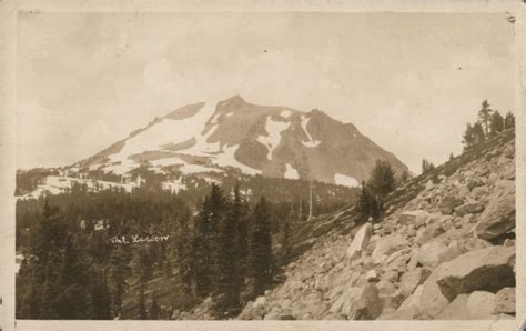 Mt Lassen California Lassen Volcanic National Park Postcard