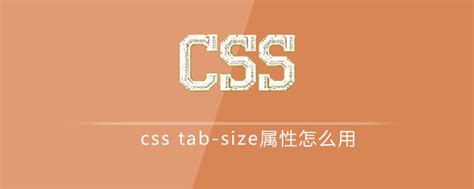 Css Tab Size屬性怎麼用 Css教學 Php中文網