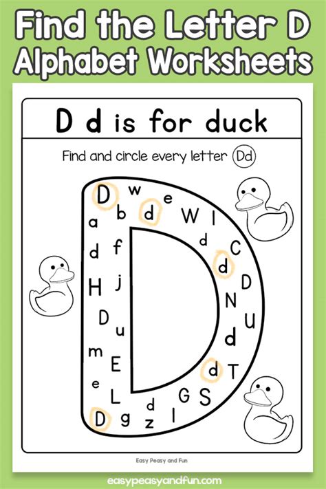 Letter D Easy Peasy And Fun Membership