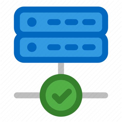 Server Connection Check Ok Database Icon Download On Iconfinder