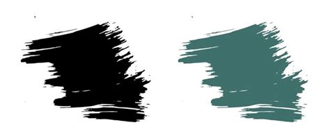 파스텔 잉크 얼룩 일러스트레이터 브러시 스트로크 프리미엄 벡터