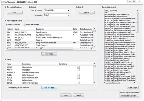 Using The Sap Extractor Connector Qlik Connectors Help