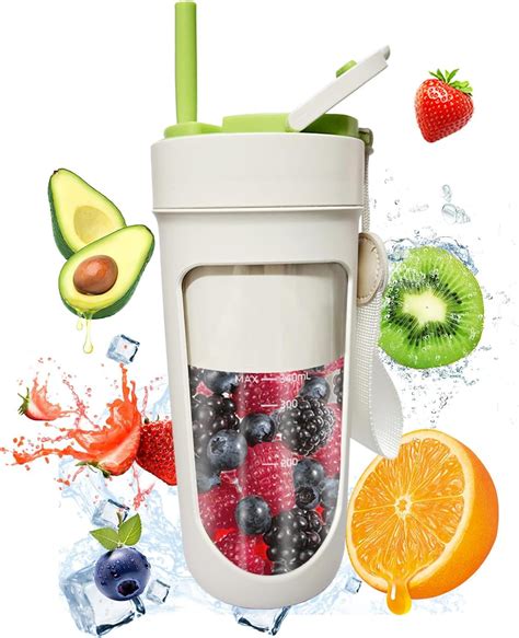 Highcool Portable Blender 12oz Smoothie Blender Cup With 4000ml