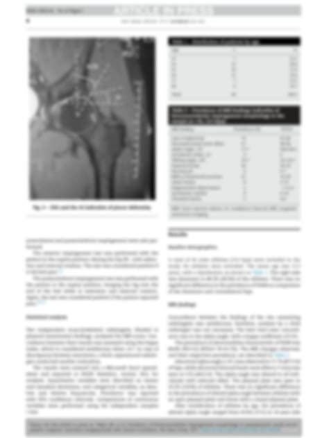 Solution Prevalence Of Femoroacetabular Impingement Morphology In