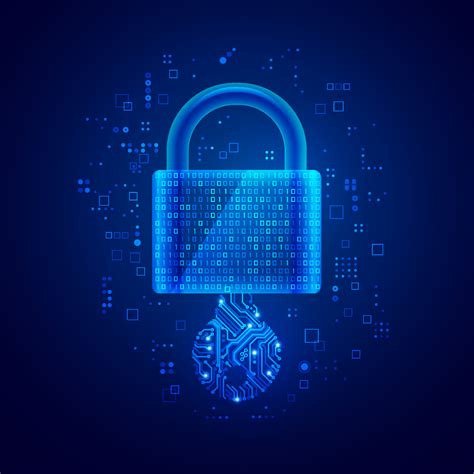 Digital Cyber Lock 16219338 Vector Art At Vecteezy
