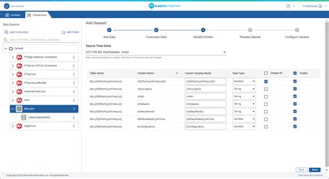 Create MSSQL Dataset