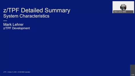 Z TPF IBM Mediacenter