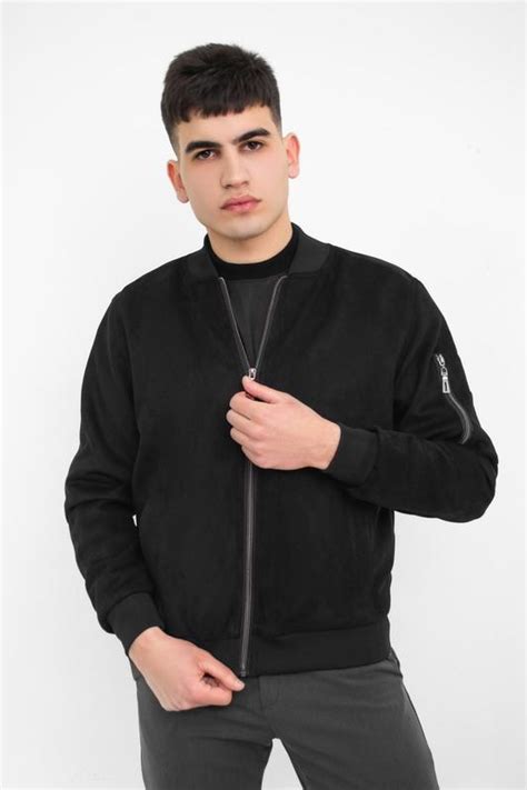 Бомбер замшевий — ціна 890 грн у каталозі Куртки Купити чоловічі речі за доступною ціною на Шафі