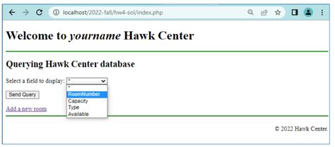 Solved Use Sql And Php To Create A Database Table Using The