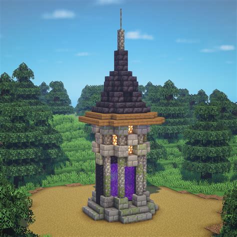 Nether Portal Design Minecraft Buildings Minecraft Castle Minecraft Blueprints