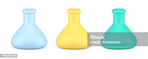 화학 실험실 유리 비커 플라스크 실험 과학 발견 3d 아이콘 세트 벡터 0명에 대한 스톡 벡터 아트 및 기타 이미지 0명 Performing Arts Event 건강