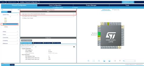 Stm32f103c8t6 Cubemx 快速实现时钟配置 最大72m时钟的设定及实验测试stm32f103c8t6时钟频率 Csdn博客