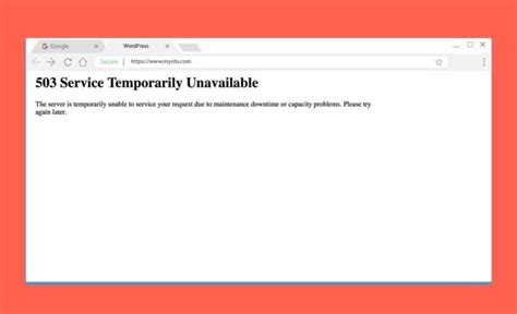 What Is Error 503 Service Unavailable How To Fix It The Unfolder