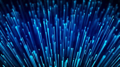 Premium Photo Cyberspace With Blue Digital Falling Lines Geometric Flow In Cyberspace High