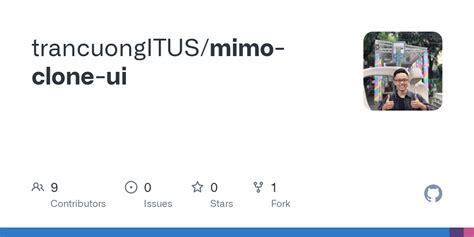 Github Trancuongitusmimo Clone Ui